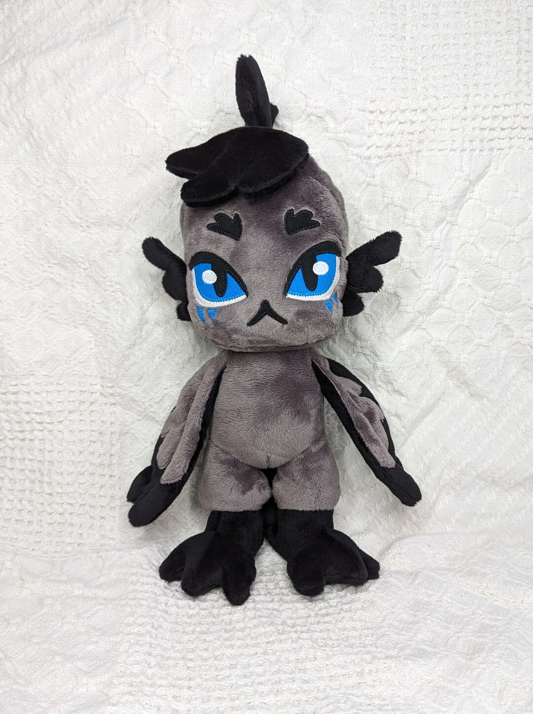 Chibi Harpy Plush Fantasy Mythology Collectible Stuffed Plush Black and ...