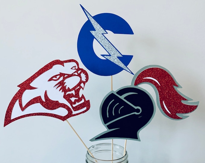 3 Pack Custom Logo Sticks / Personalized Logo Centerpiece Sticks ...