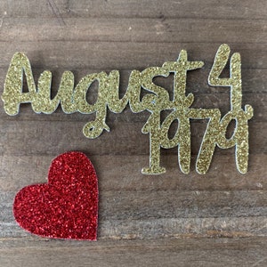 Anniversary Party Confetti - Personalized / Large Wedding Confetti ...