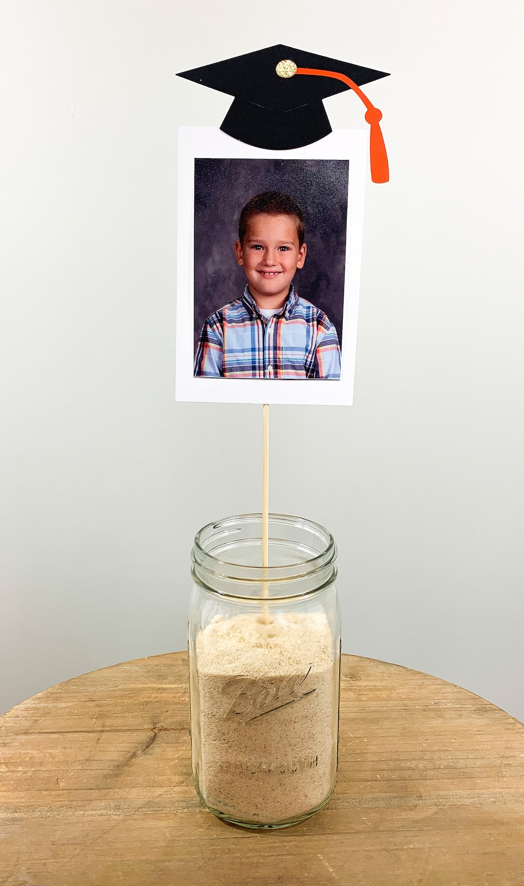 Personalized Graduation Photo Centerpiece: School Colors, Tabletop ...
