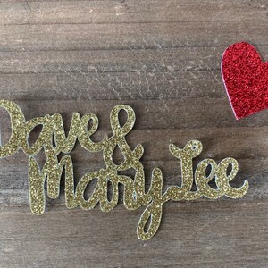 Anniversary Party Confetti - Personalized / Large Wedding Confetti ...