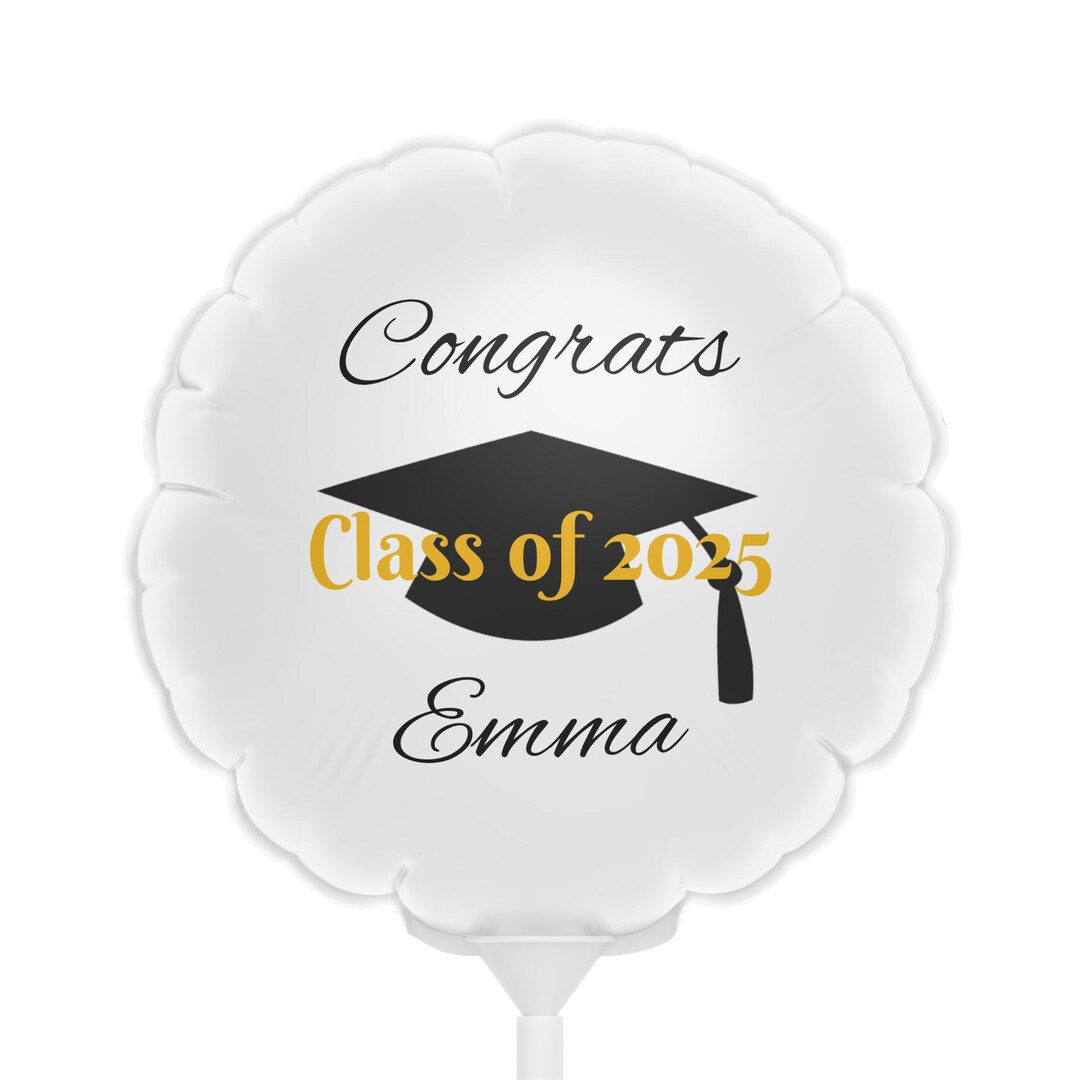 Personalized Graduation Balloons 6" - Etsy