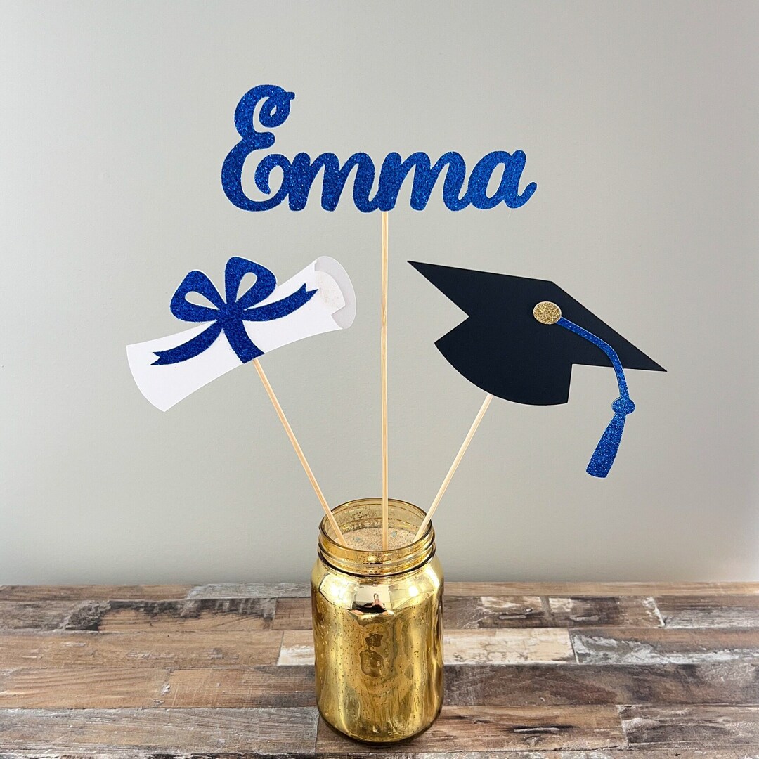 Personalized Graduation Centerpiece Sticks - Etsy