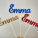 3 Pack Cursive Name Sticks - Etsy