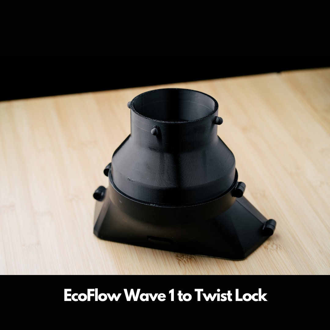 Ecoflow Wave 1 to Twist Lock Adapter 3D Printed - Etsy