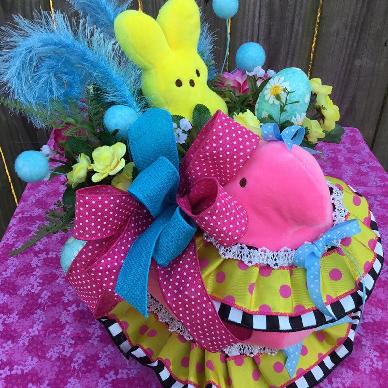 Easter Chicken Centerpieceeaster Chicken Arrangementeaster - Etsy