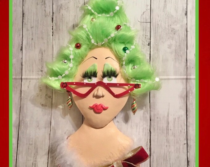 Mrs. Kringle Christmas Decoration Whimsical Christmas - Etsy