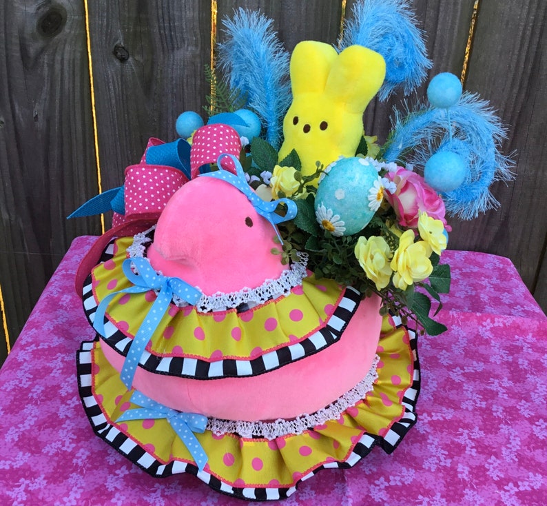 Easter Chicken Centerpieceeaster Chicken Arrangementeaster | Etsy