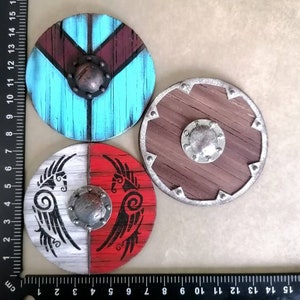 Viking Shield Miniature Display Art - Etsy