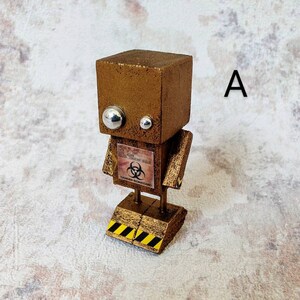 Miniature Wooden Robots. Rusty Robot Collection. - Etsy UK