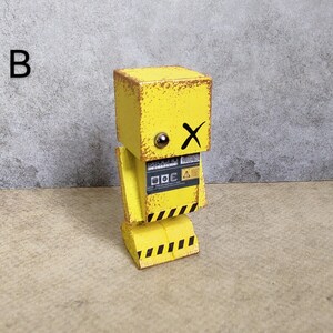 Miniature Wooden Robots. Rusty Robot Collection. - Etsy UK