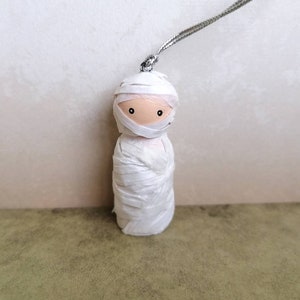 Halloween Wooden Peg Dolls. Bat's, Ghost and Mummy. - Etsy UK