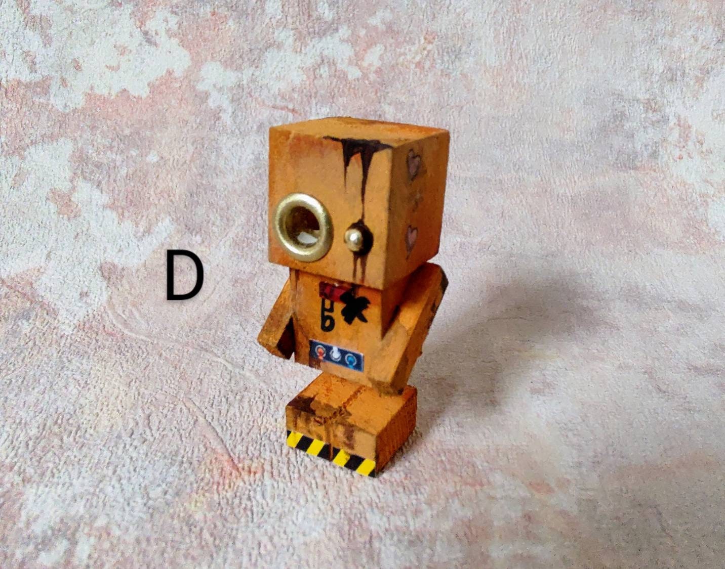 Miniature Wooden Robots. Rusty Robot Collection. - Etsy UK
