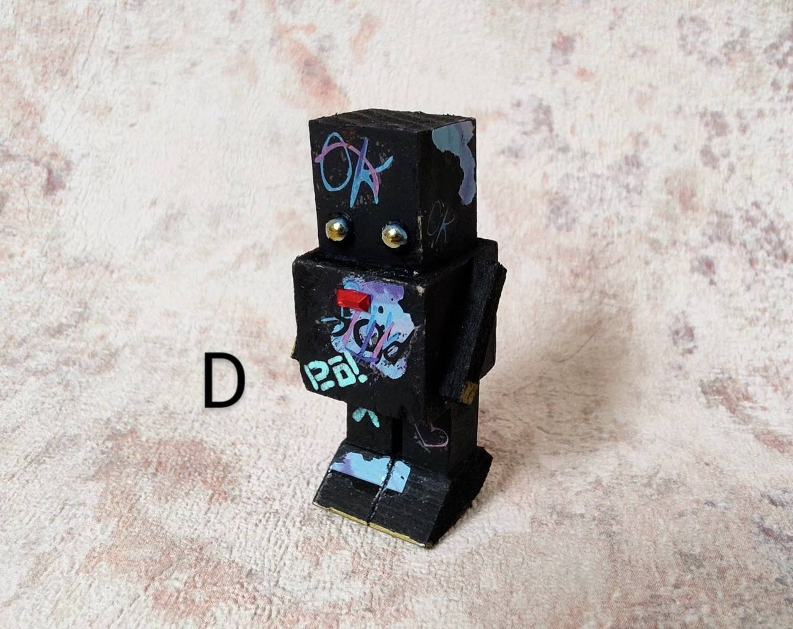 Rusty Robots. Collectable Wooden Robot Figurines. - Etsy