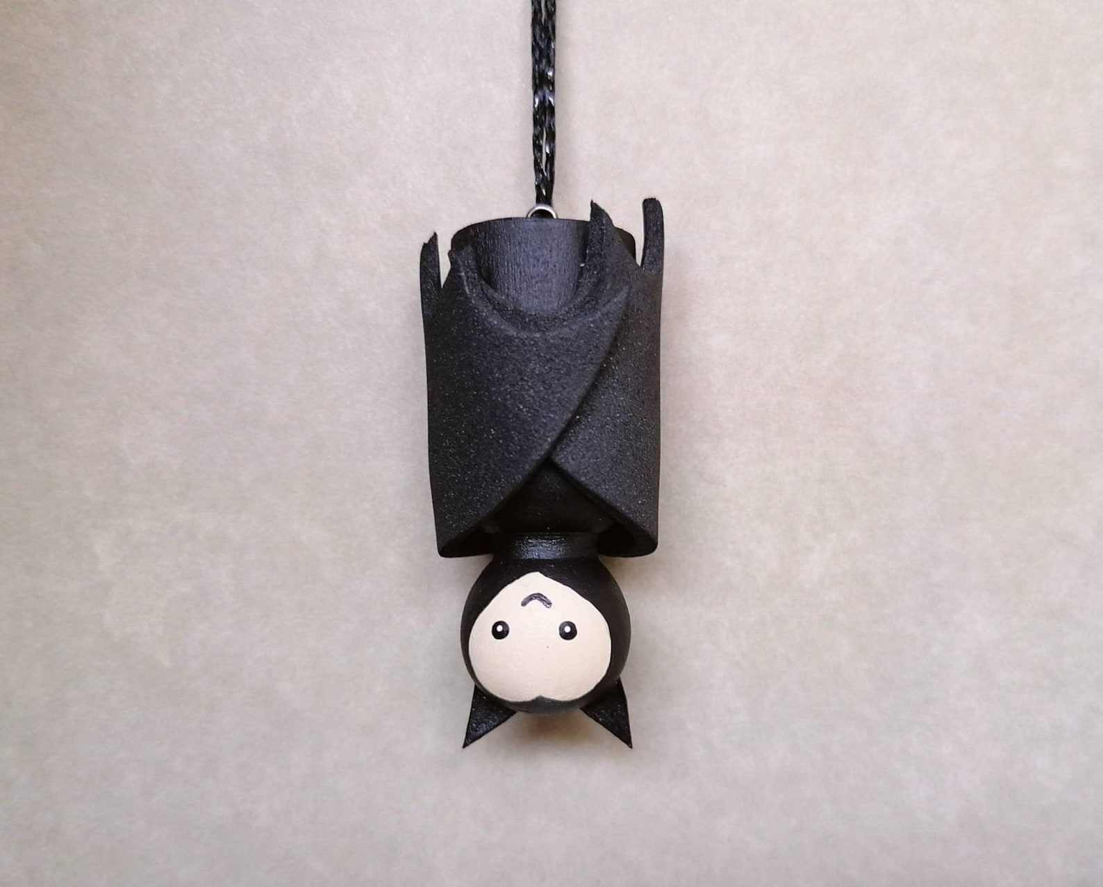 Halloween wooden peg dolls. Bat's ghost and mummy. | Etsy