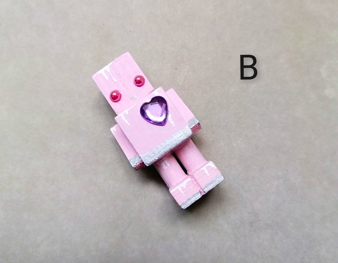 Rusty robots. Collectable wooden robot figurines. | Etsy