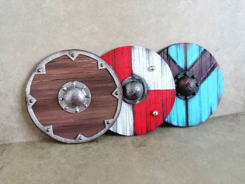Viking Shield Miniature Display Art | Etsy