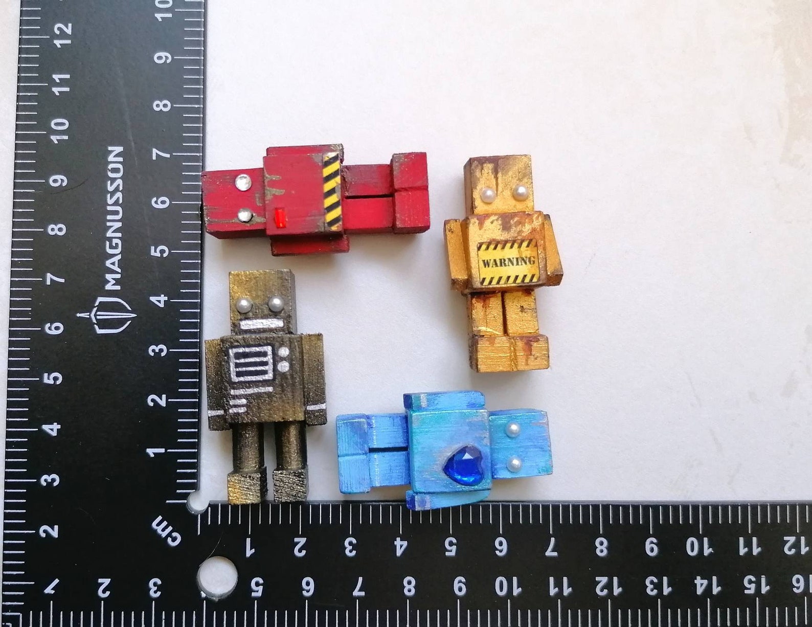 Rusty Robots. Collectable Wooden Robot Figurines. - Etsy