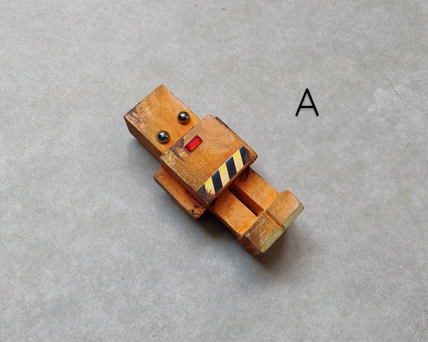 Rusty Robots. Collectable Wooden Robot Figurines. | Etsy UK