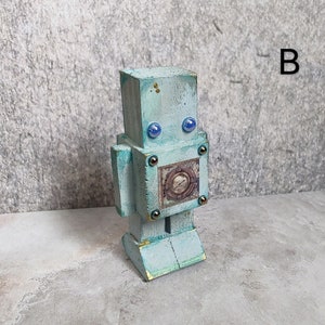 Rusty Robots. Collectable Wooden Robot Figurines. - Etsy