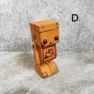 Miniature Wooden Robots. Rusty Robot Collection. - Etsy UK
