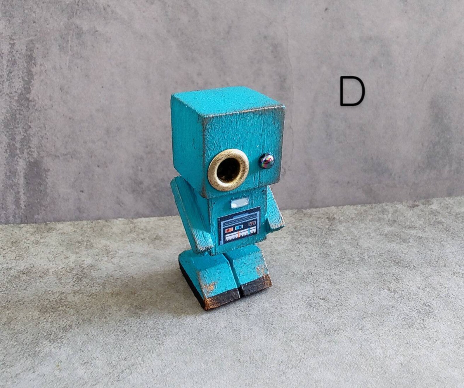 Miniature Wooden Robots. Rusty Robot Collection. | Etsy UK