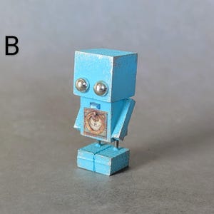 Miniature Wooden Robots. Rusty Robot Collection. - Etsy UK