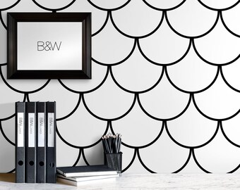 Fish Scales Wallpaper - Etsy
