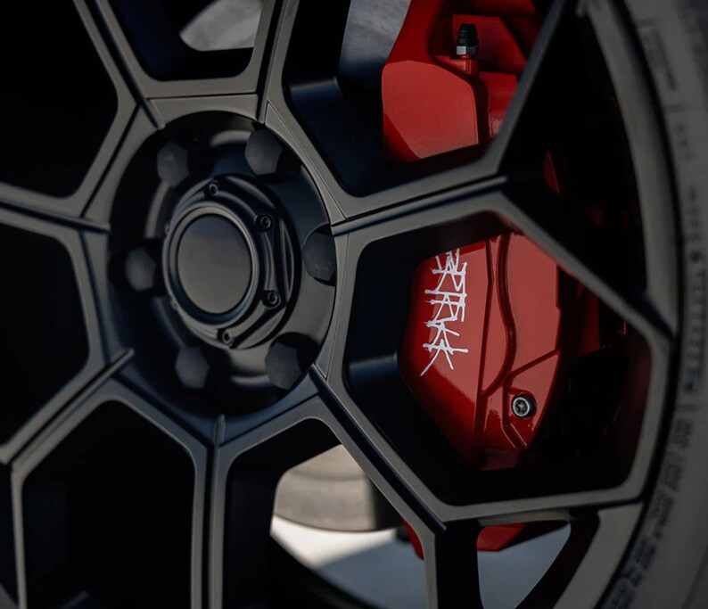 Tesla Cybertruck Cyberbeast Brake Caliper Decal High Temp Sticker Decal ...