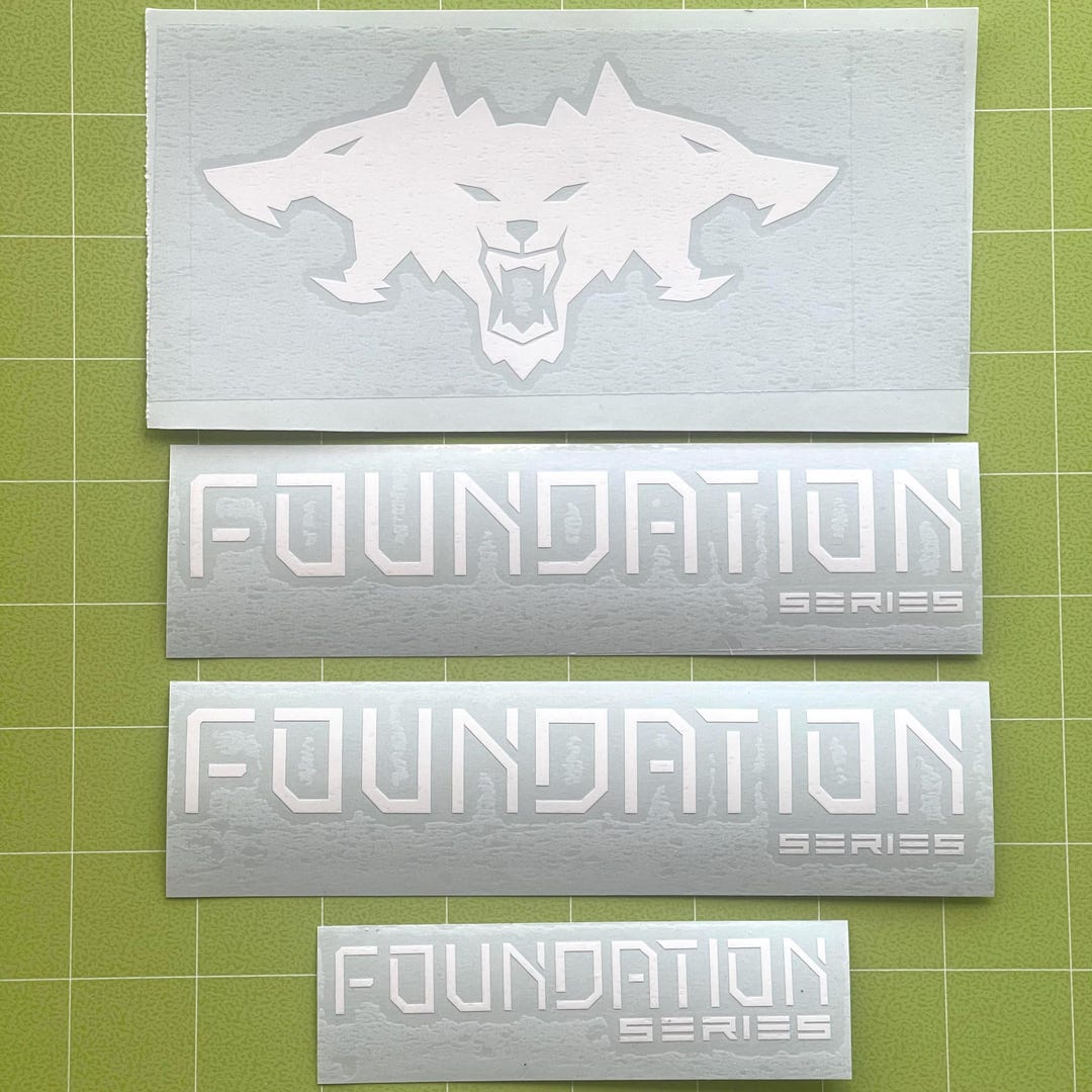 For Tesla Cybertruck 2023-foundation Series Badges Vinyl Decals Fenders ...