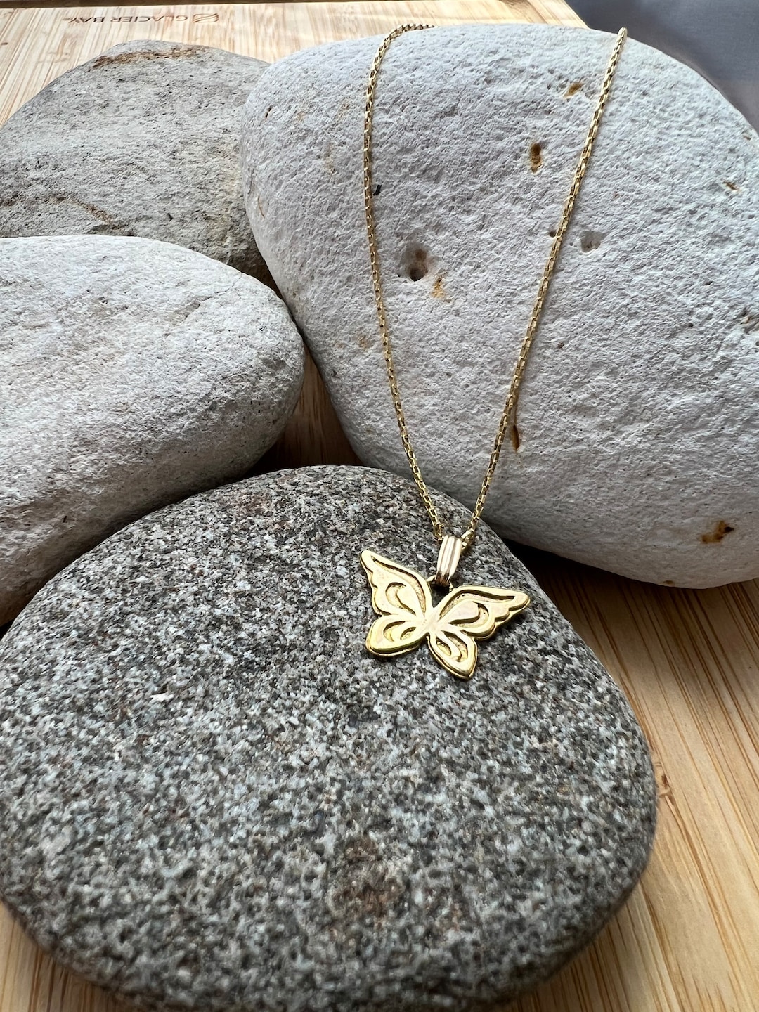 Like a Butterfly... Recovery Symbol Necklace. Gold - Etsy
