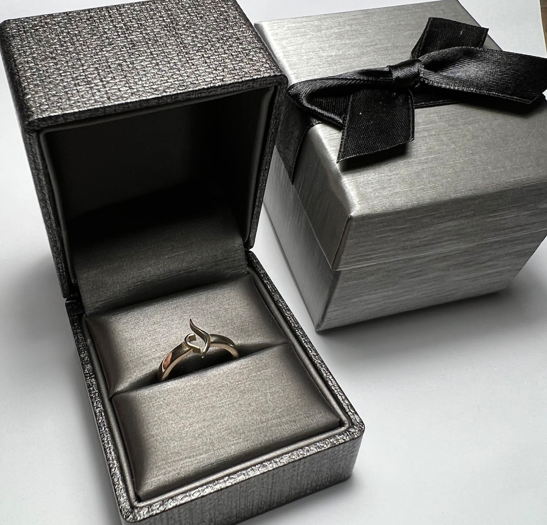 Silver Night Metallic Gift Box - Etsy