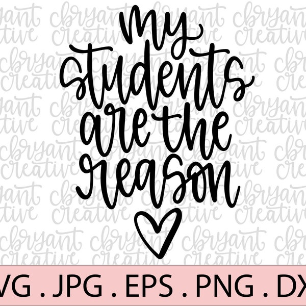 My Students Are the Reason - Etsy