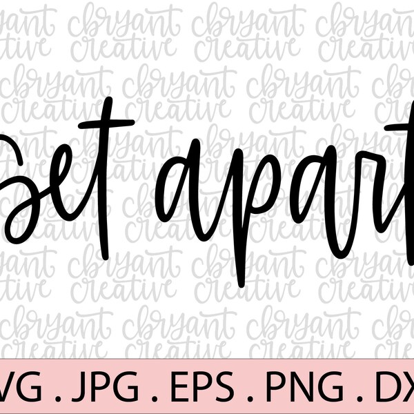 Set Apart - Etsy