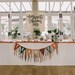 Festival Wedding Bunting Decoration for Wedding Backdrop Ribbon ...