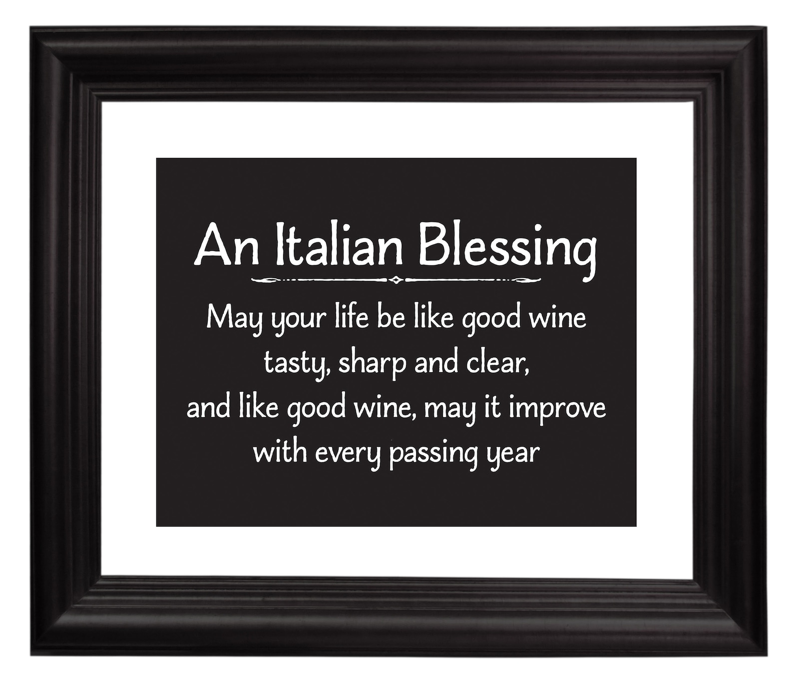 Italian Blessing / Quotes Wall Art Modern Design 2 Sizes - Etsy