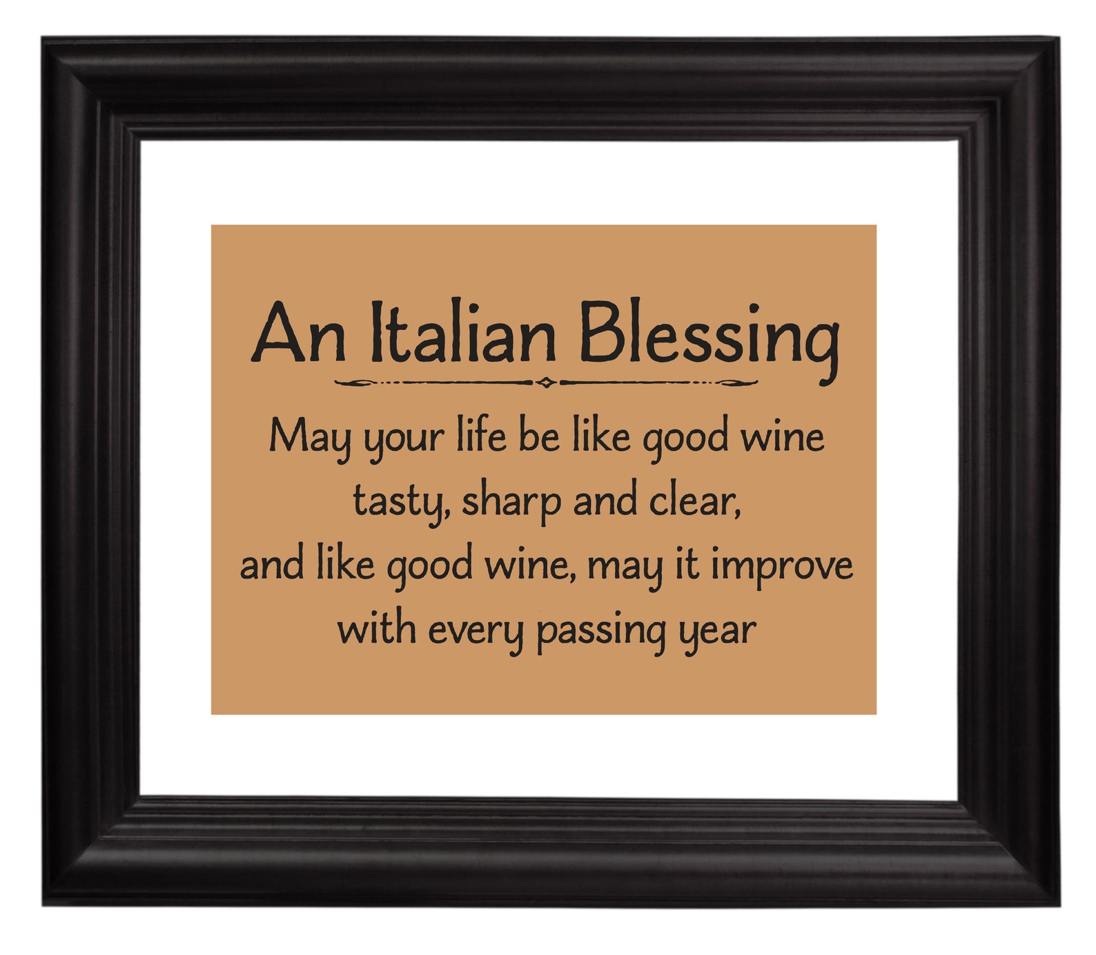 Italian Blessing / Quotes Wall Art Modern Design 2 Sizes - Etsy