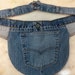 Upcycled, Ecofriendly, Denim Jean Cross Body Bag Made With Recycled ...