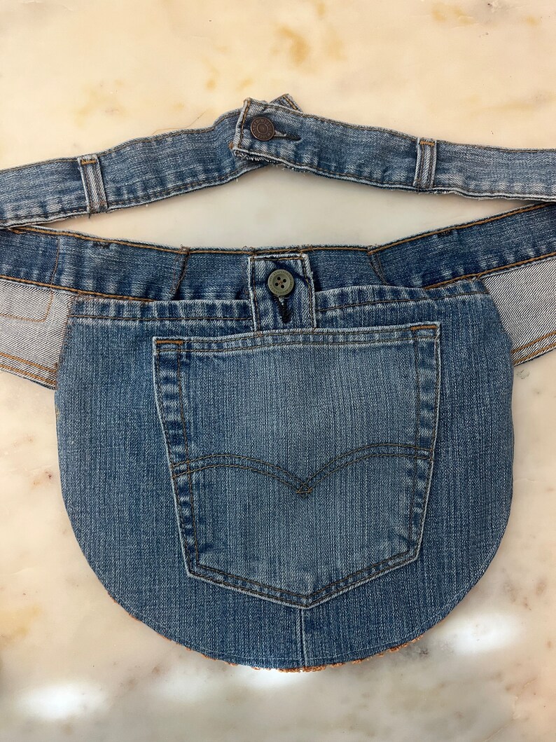 Upcycled, Ecofriendly, Denim Jean Cross Body Bag Made With Recycled ...