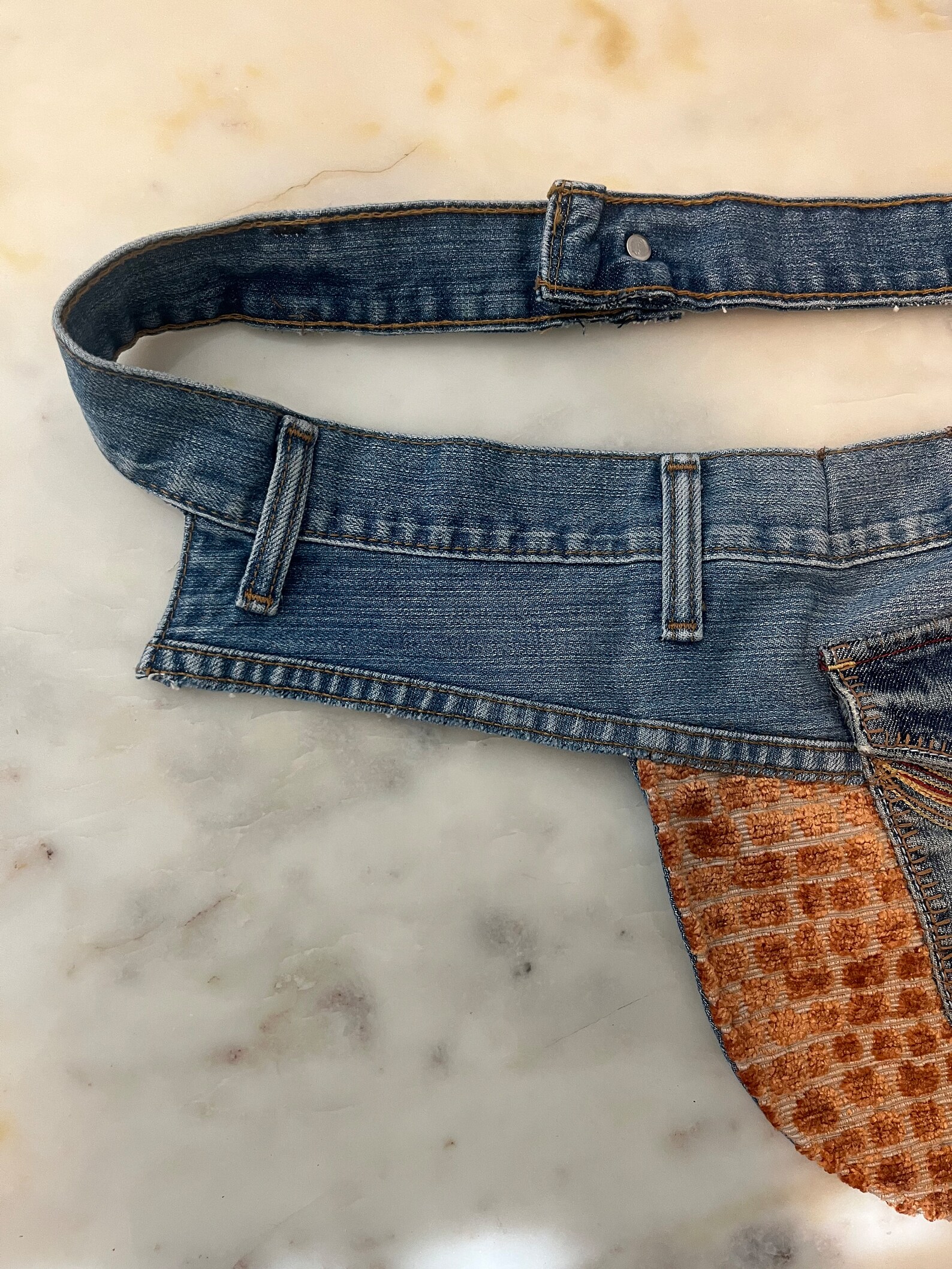 Upcycled, Ecofriendly, Denim Jean Cross Body Bag Made With Recycled ...