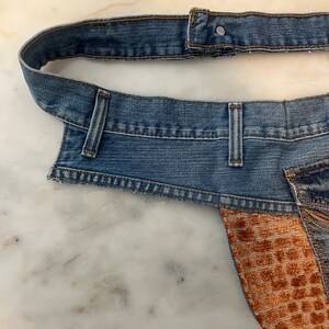 Upcycled, Ecofriendly, Denim Jean Cross Body Bag Made With Recycled ...
