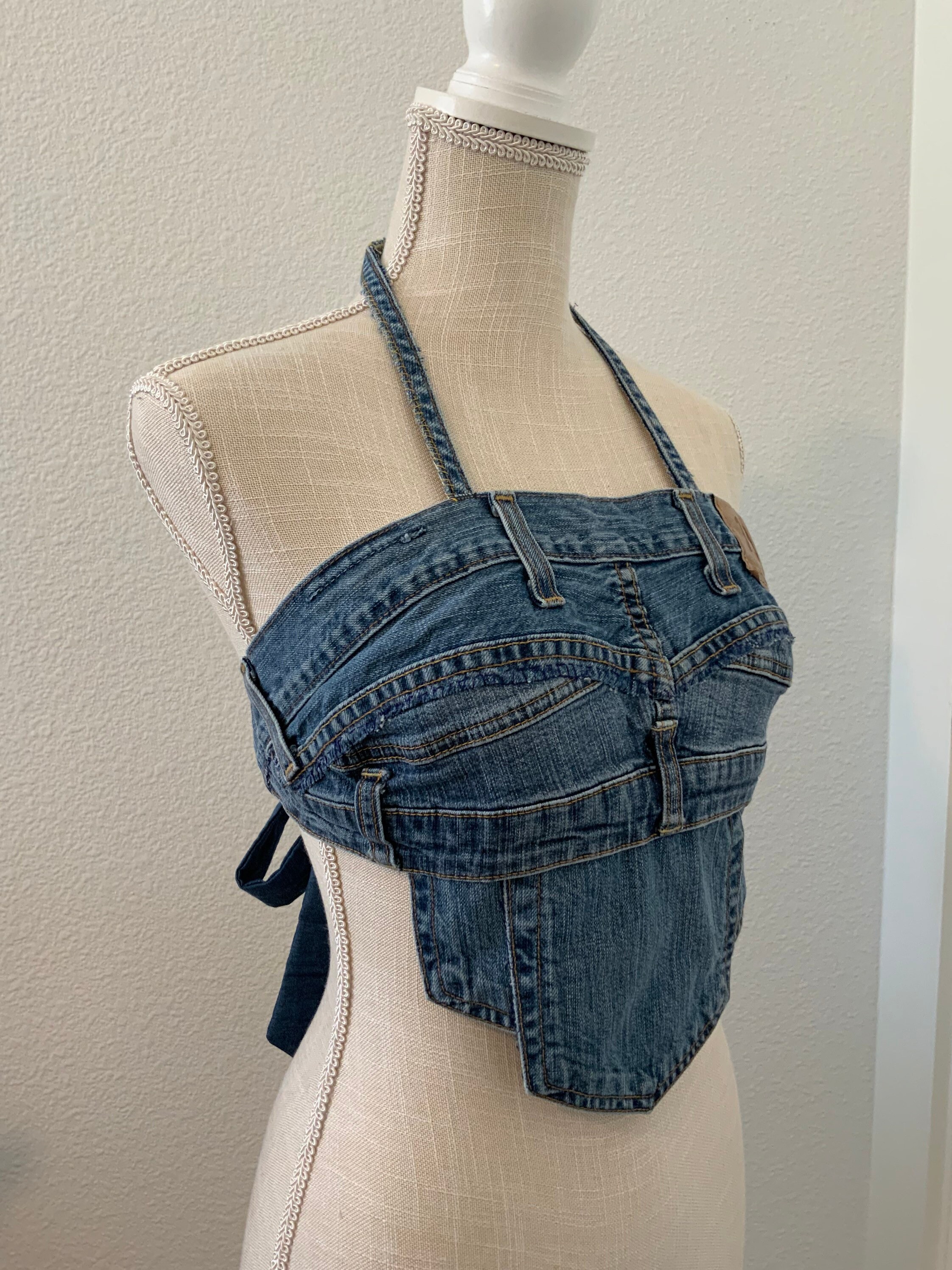 1969 Boho Chic, Street Style, Trendy, Upcycled, One of a Kind Denim ...