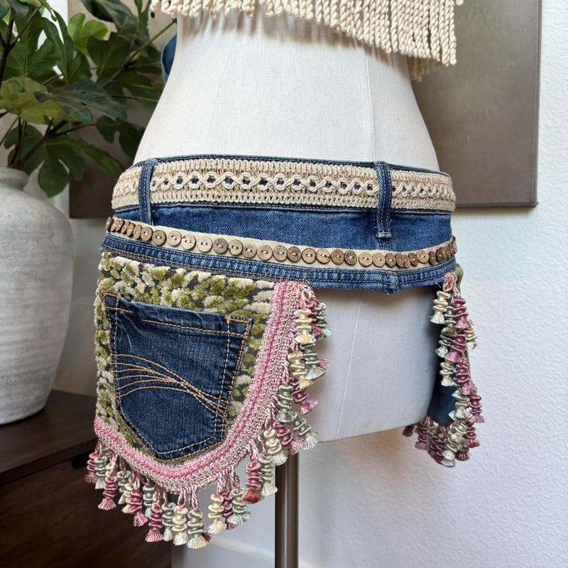 Denim Belt - Etsy