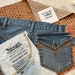 Upcycled, Ecofriendly, Denim Jean Cross Body Bag Made With Recycled ...