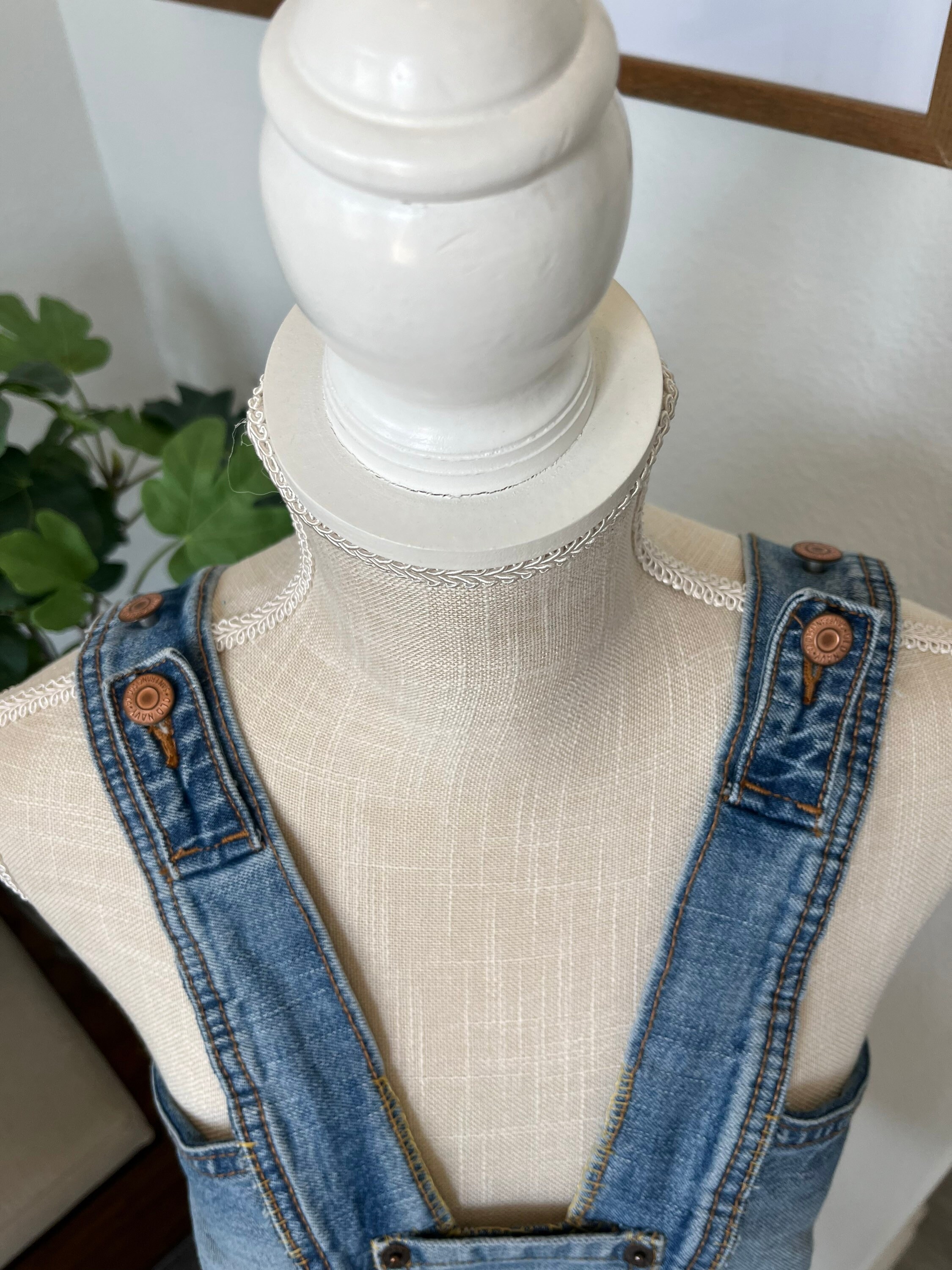 V Neck, One of a Kind, Upcycled Denim Top, Denim on Denim, Festival ...