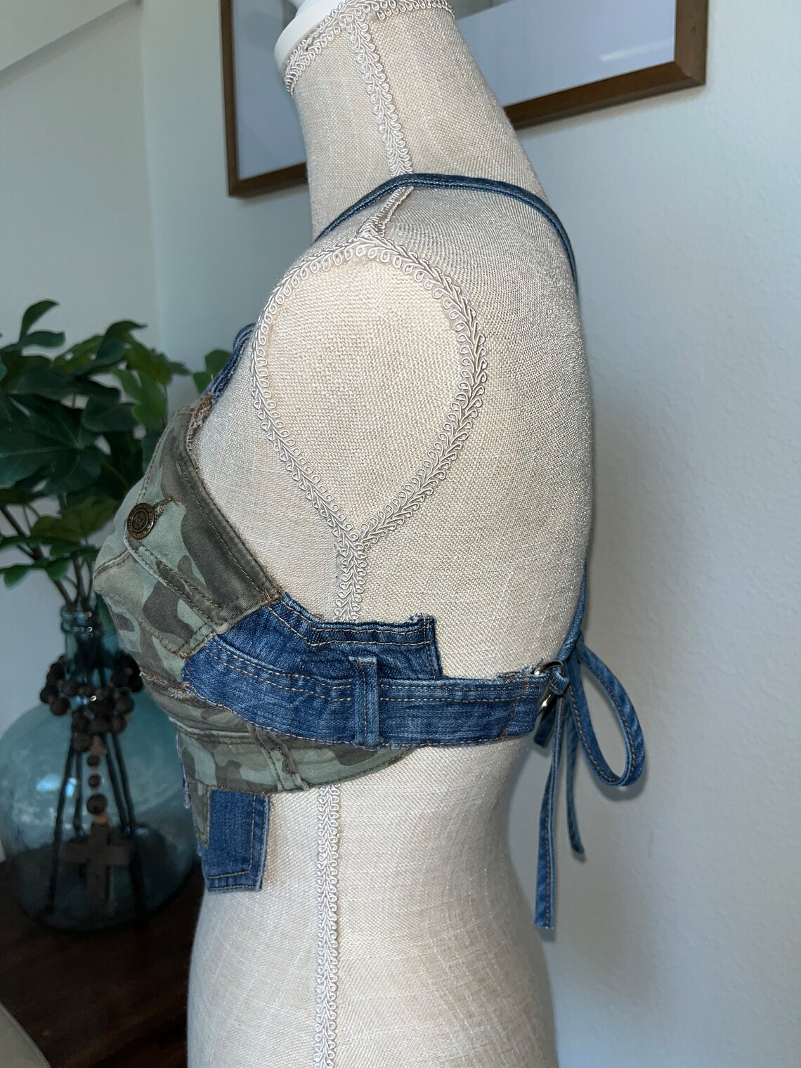 Camouflage, Camo, Boho Chic, Upcycled, Deconstructed, One of a Kind ...