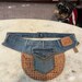 Upcycled, Ecofriendly, Denim Jean Cross Body Bag Made With Recycled ...