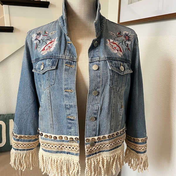 Embellished Jean Jackets - Etsy