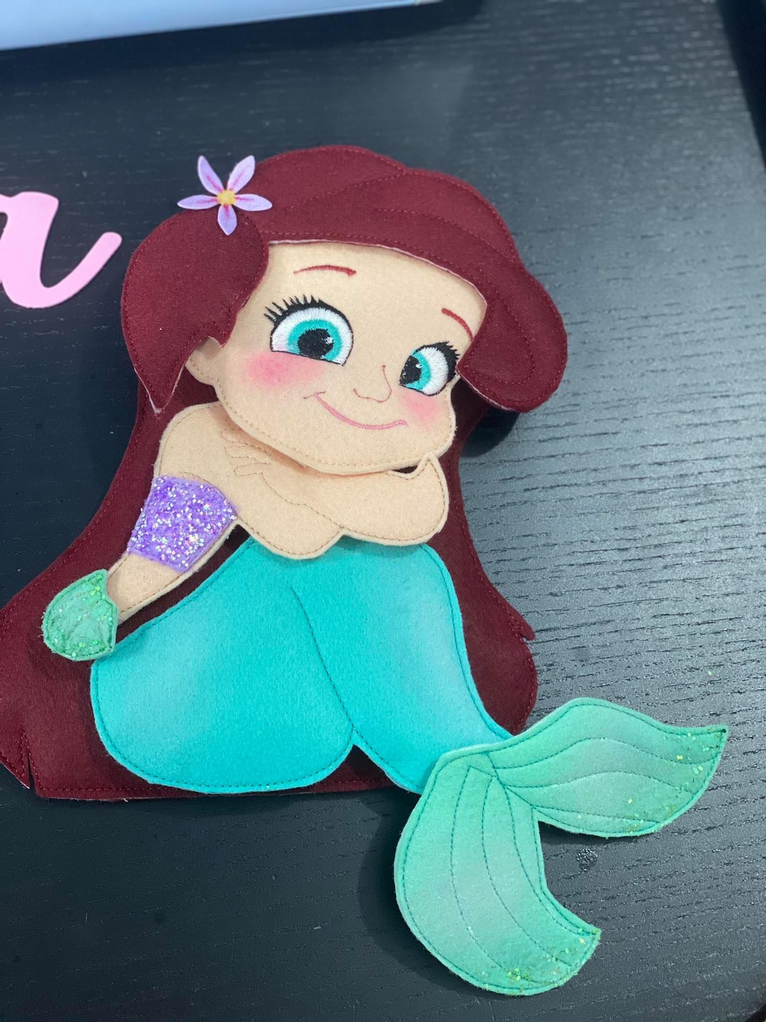 Ariel the Little Mermaid Birth Ribbon - Etsy