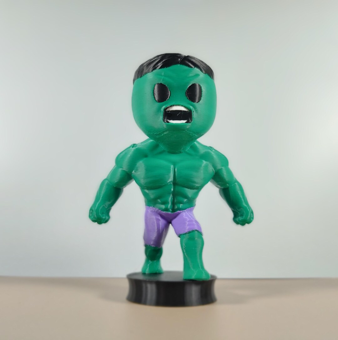 Mean & Green Chibi 3D Printed Figure - Etsy